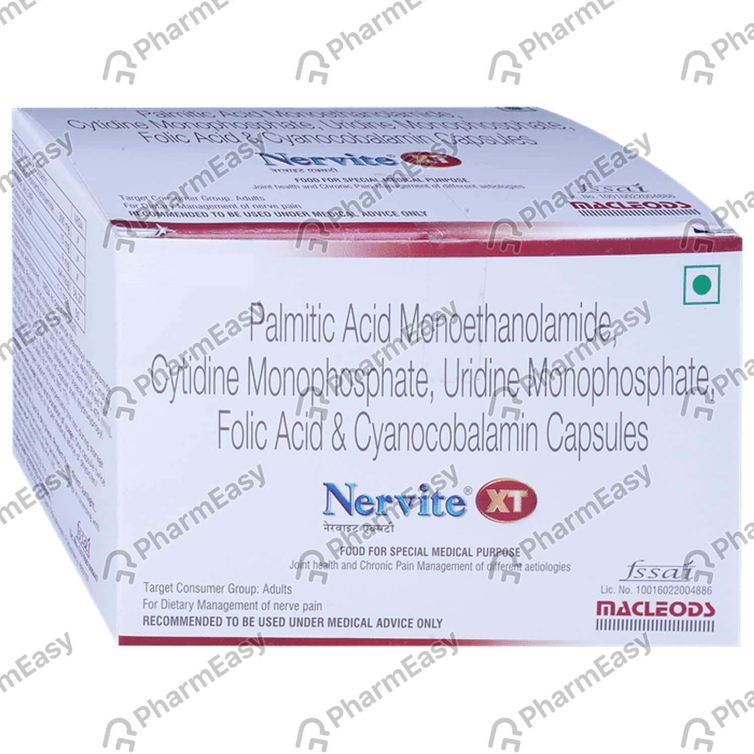 Buy Nervite Xt Strip Of 10 Capsules Online at Flat 15% OFF | PharmEasy
