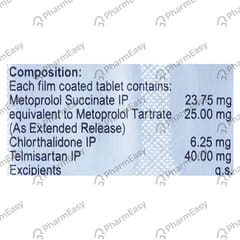 Met Xl 3d 25/6.25mg Strip Of 15 Tablets: Uses, Side Effects, Price ...