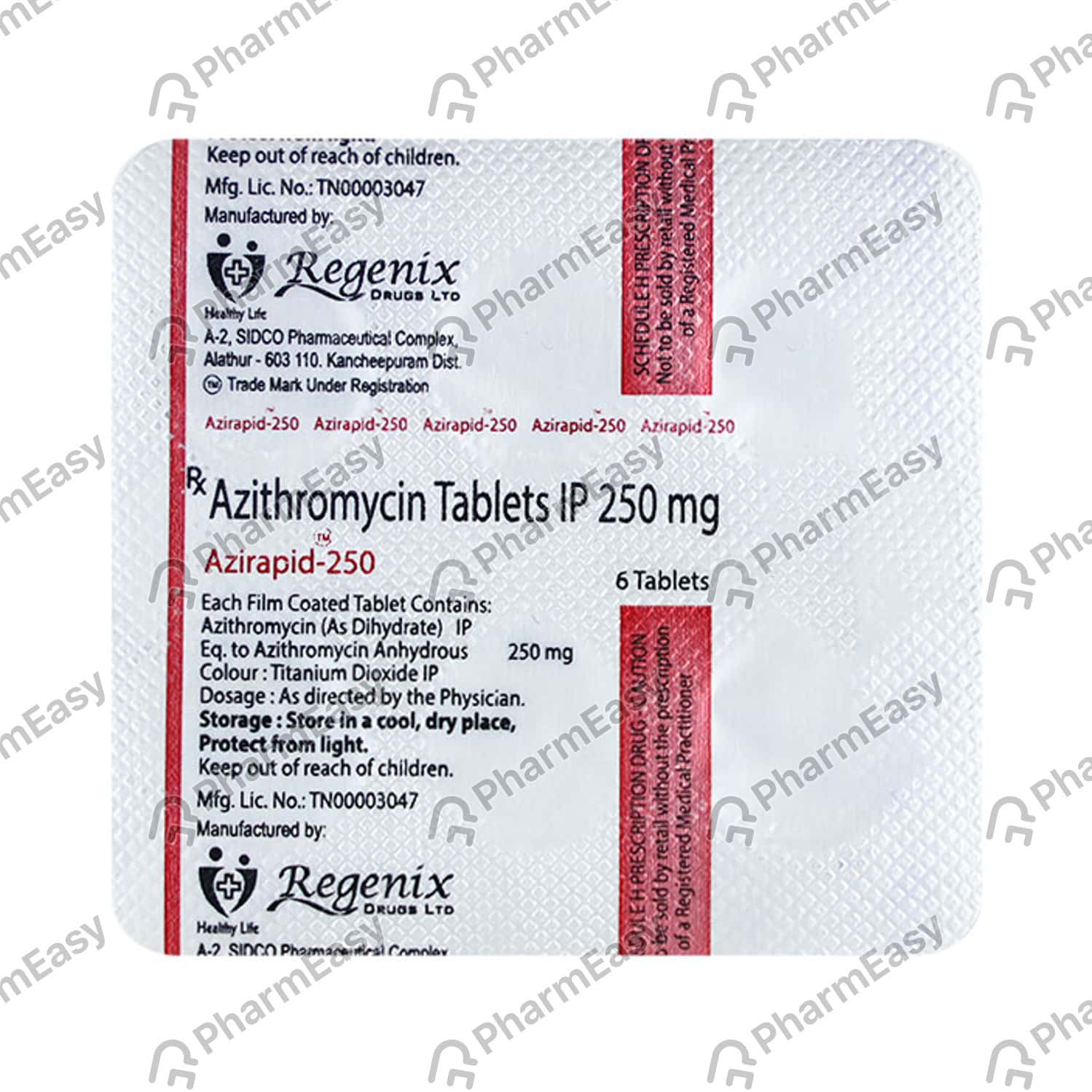 Azirapid 250 MG Tablet (6): Uses, Side Effects, Price & Dosage | PharmEasy