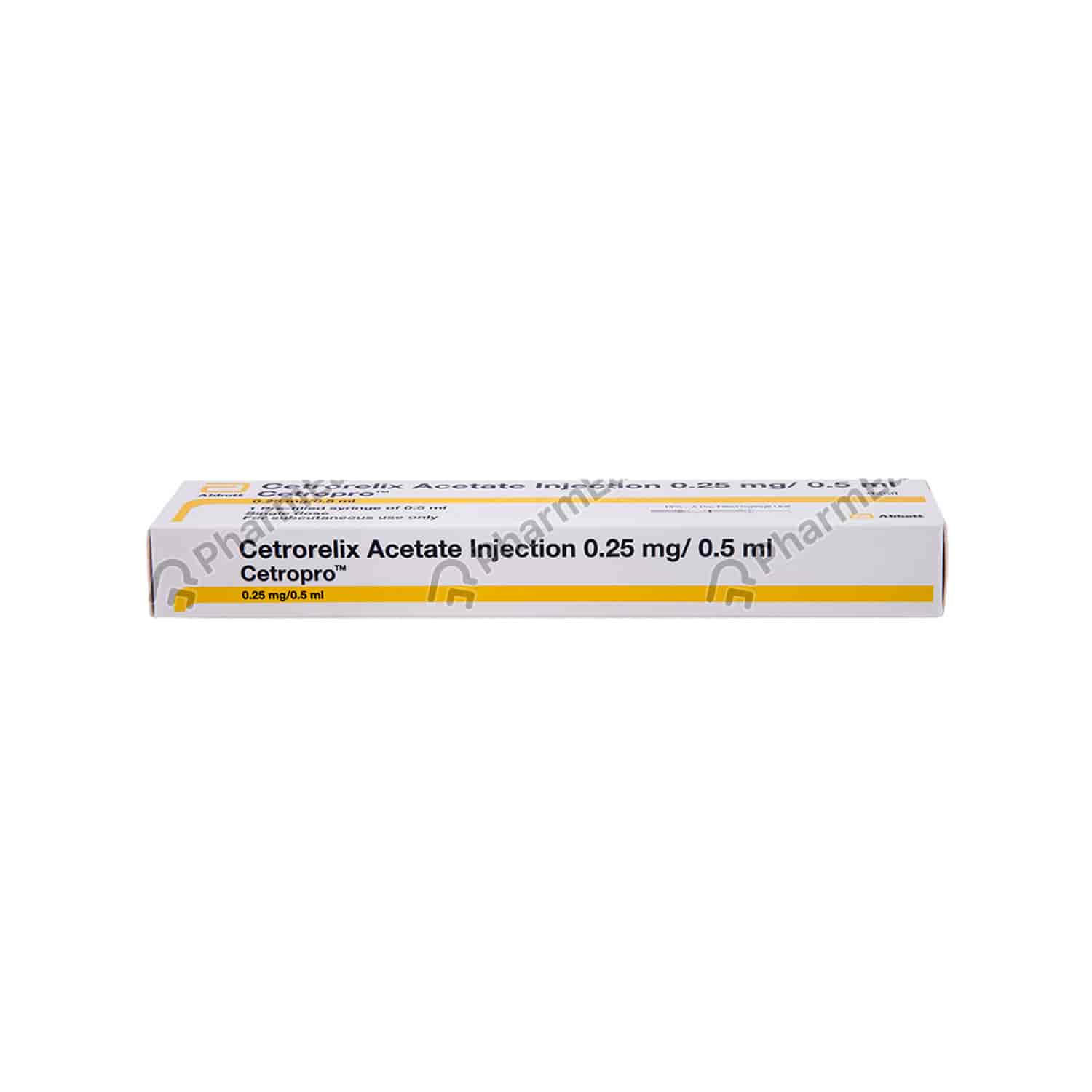 Buy Cetropro 0.25mg Injection 0.5ml Online at flat 15% off | PharmEasy