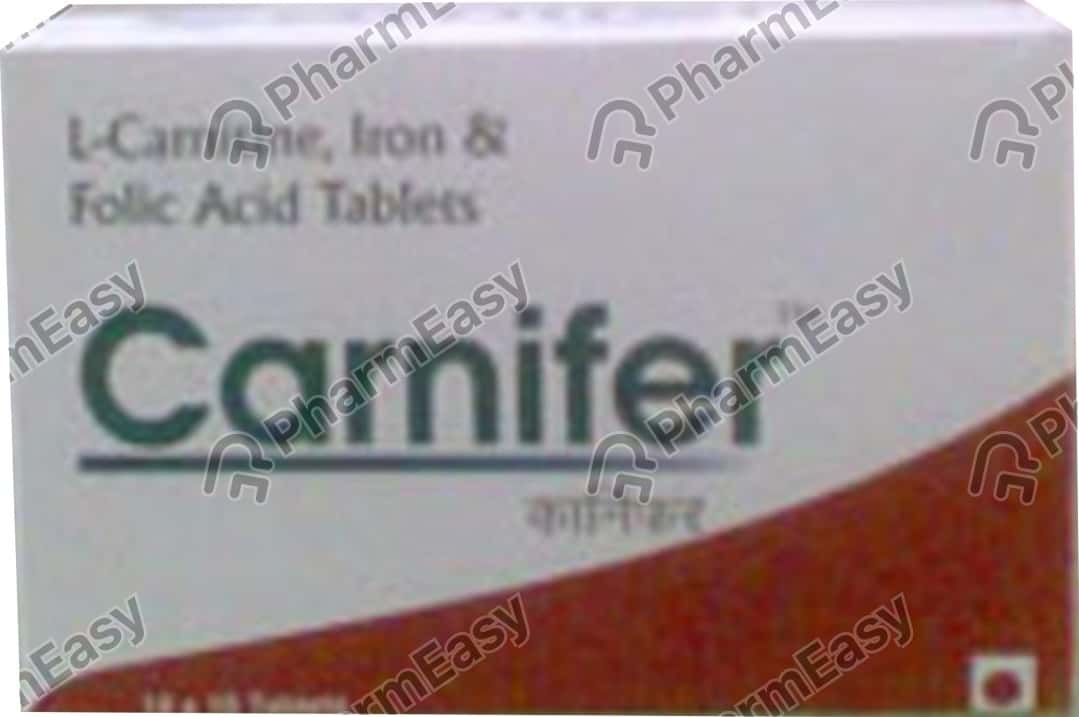 Buy Carnifer Strip Of 10 Tablets Online & Save Up to 24% at PharmEasy
