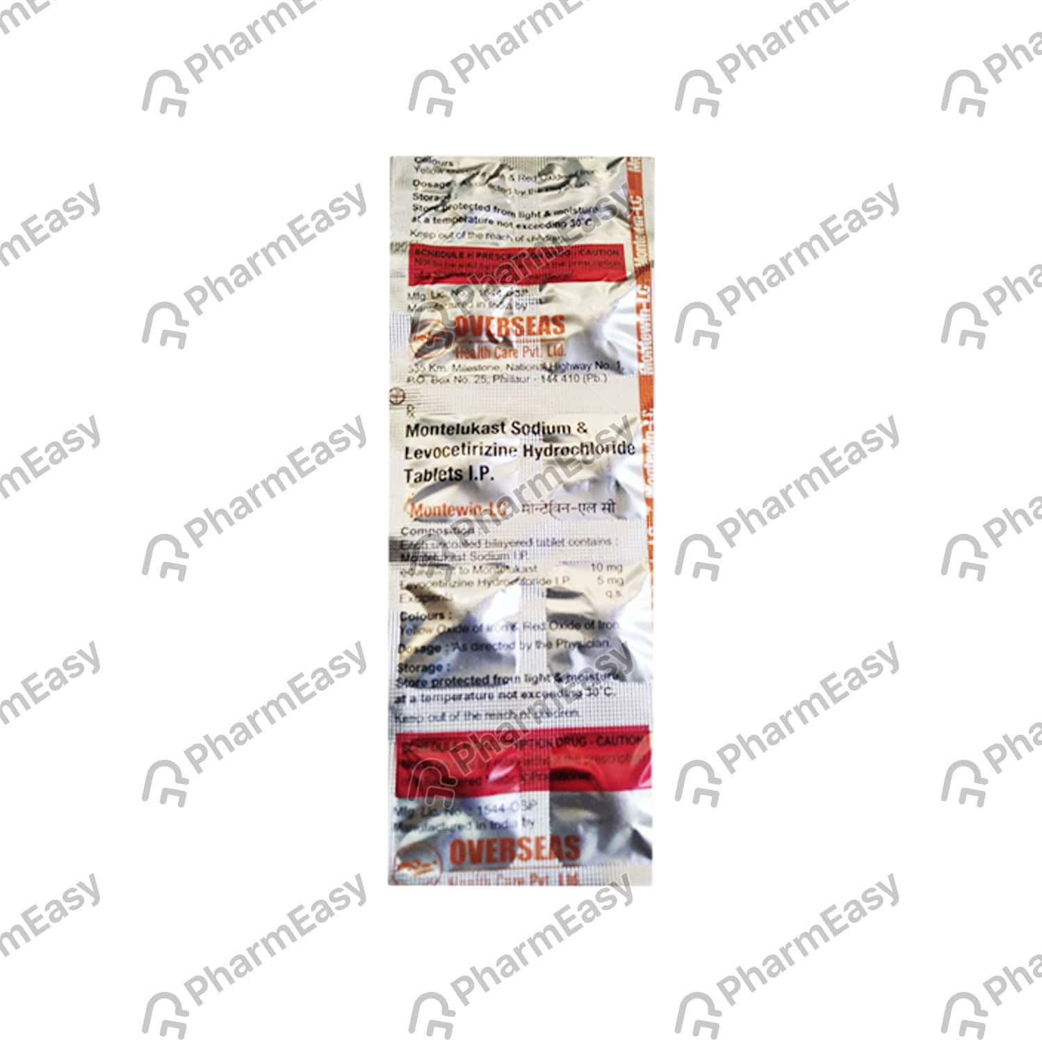Montewin Lc Strip Of 10 Tablets: Uses, Side Effects, Price & Dosage ...