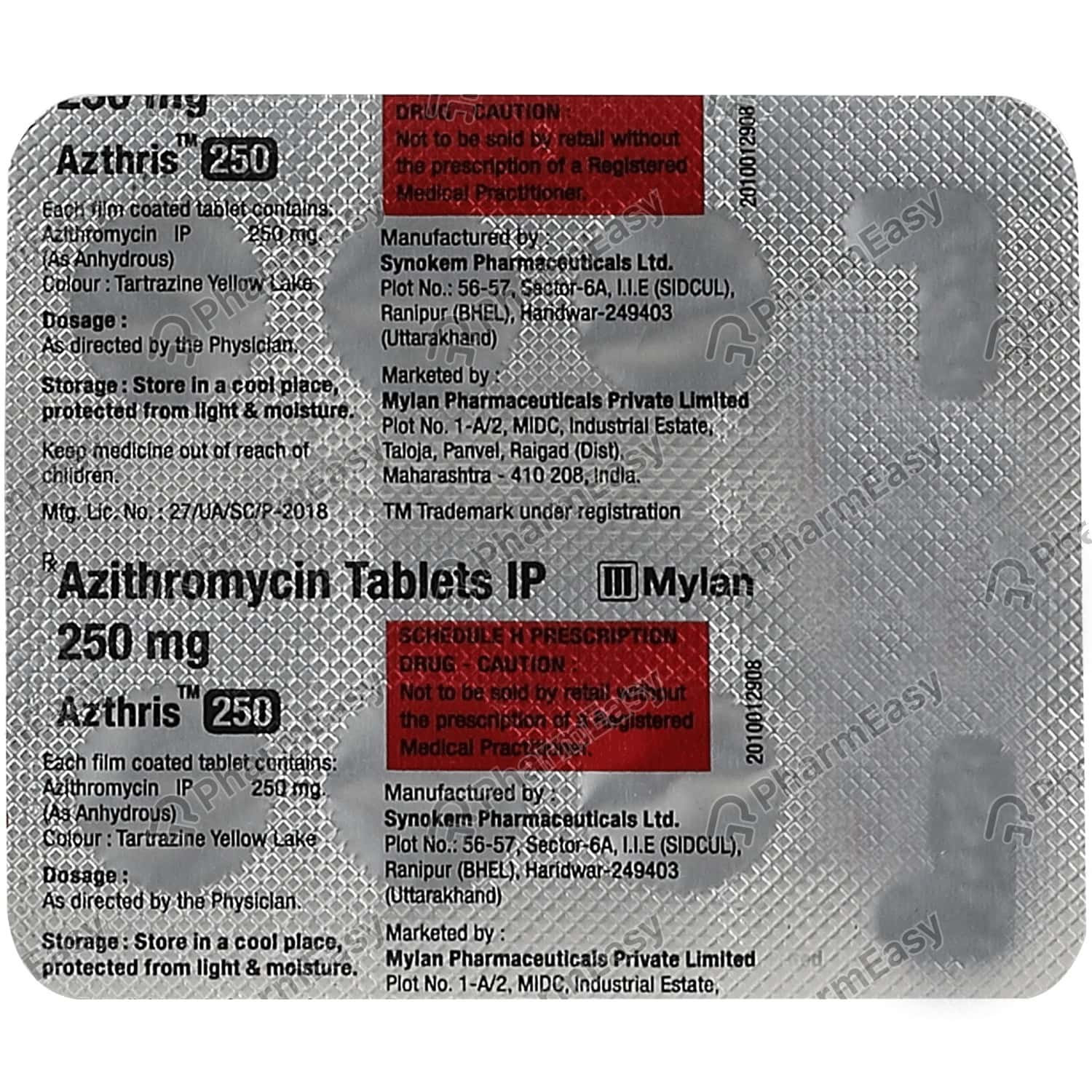 Azthris 250 MG Tablet (6): Uses, Side Effects, Price & Dosage | PharmEasy