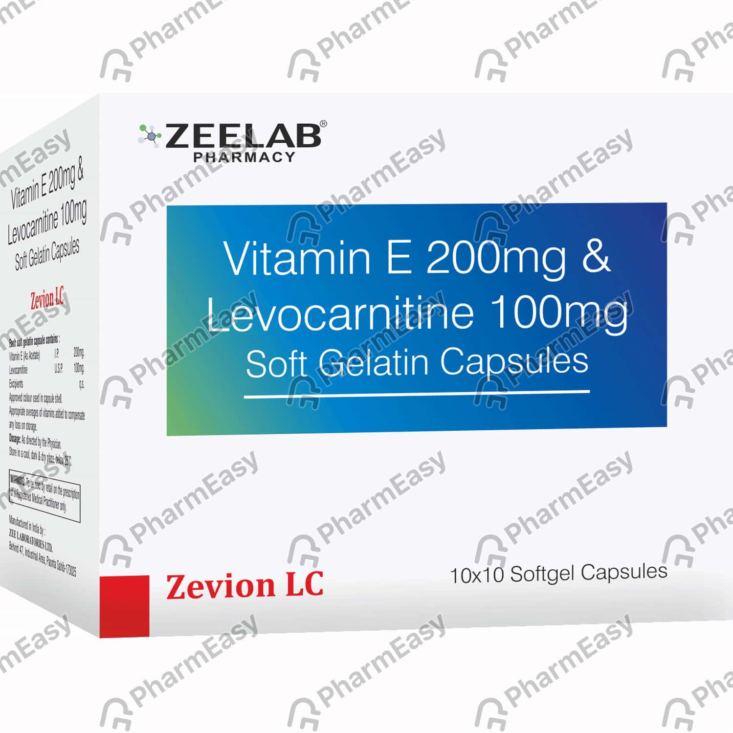 Buy Zevion Lc Strip Of 10 Softgel Capsules Online at Flat 15% OFF ...