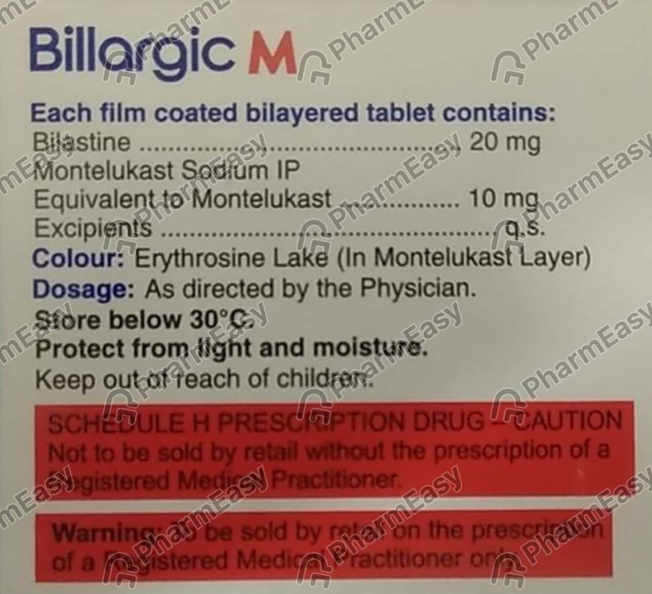 Billargic M Strip Of 10 Tablets: Uses, Side Effects, Price & Dosage ...