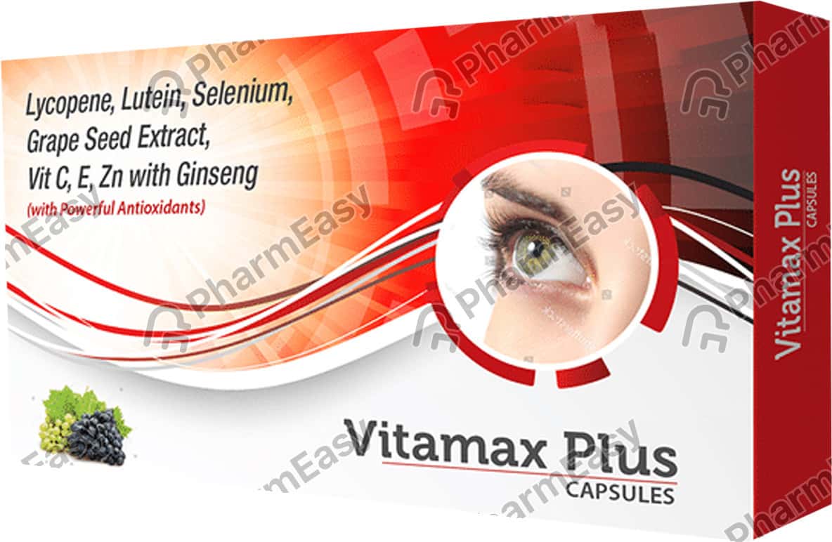 Buy Vitamax Plus Strip Of 10 Capsules Online & Save Up to 24% at PharmEasy