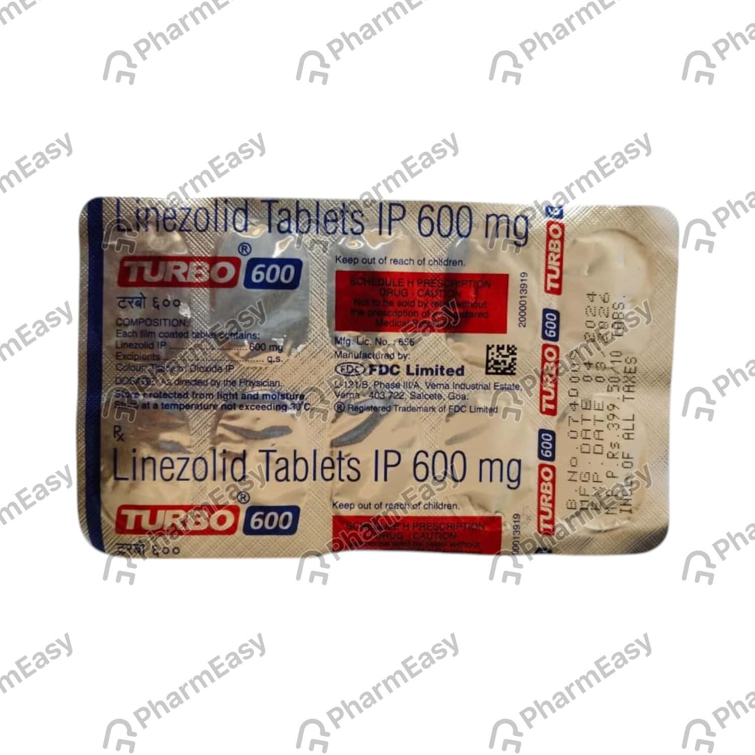 Turbo 600 MG Tablet (10): Uses, Side Effects, Price & Dosage | PharmEasy