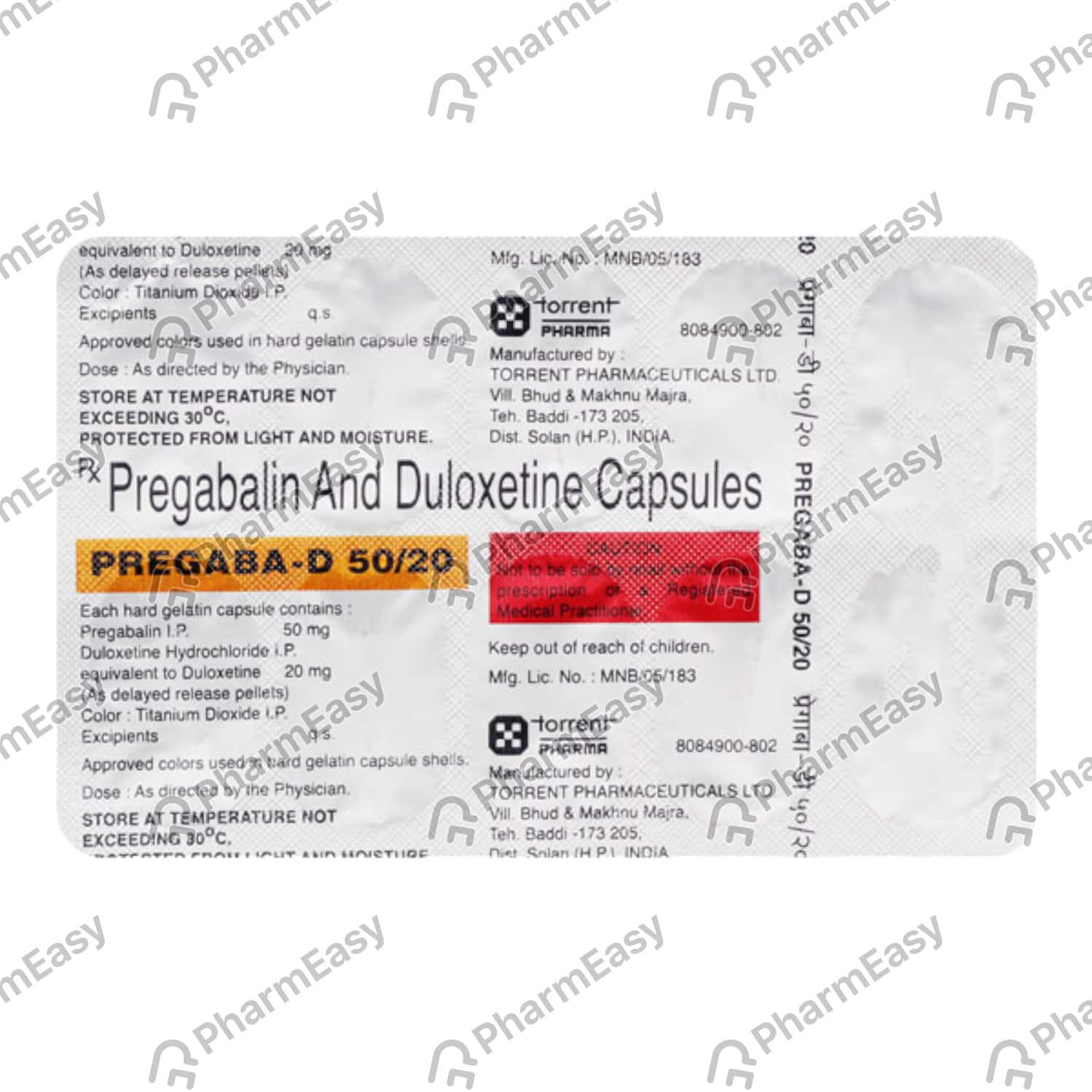 Pregaba-D 50/20 Capsule: Uses, Side-effects, Price, Dosage & More Info ...