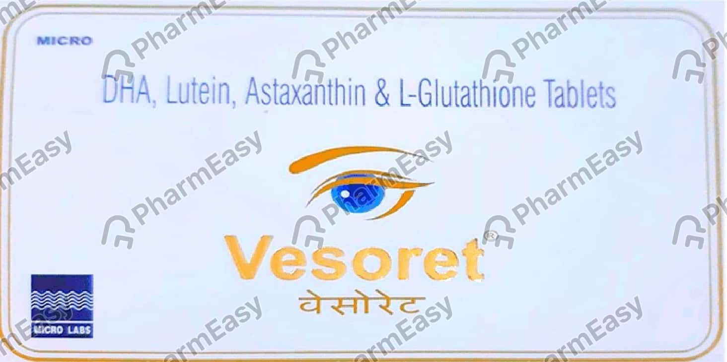 Buy Vesoret Strip Of 10 Tablets Online at Flat 15% OFF | PharmEasy