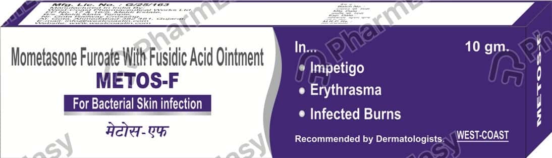 Metos F Ointment 10gm: Uses, Side Effects, Price & Dosage | PharmEasy