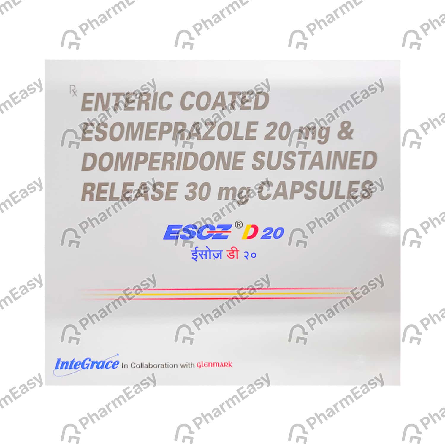 Esoz D 20mg Strip Of 15 Tablets: Uses, Side Effects, Price & Dosage ...