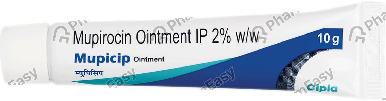 Mupicip 2 %W/W Ointment (10): Uses, Side Effects, Price & Dosage ...