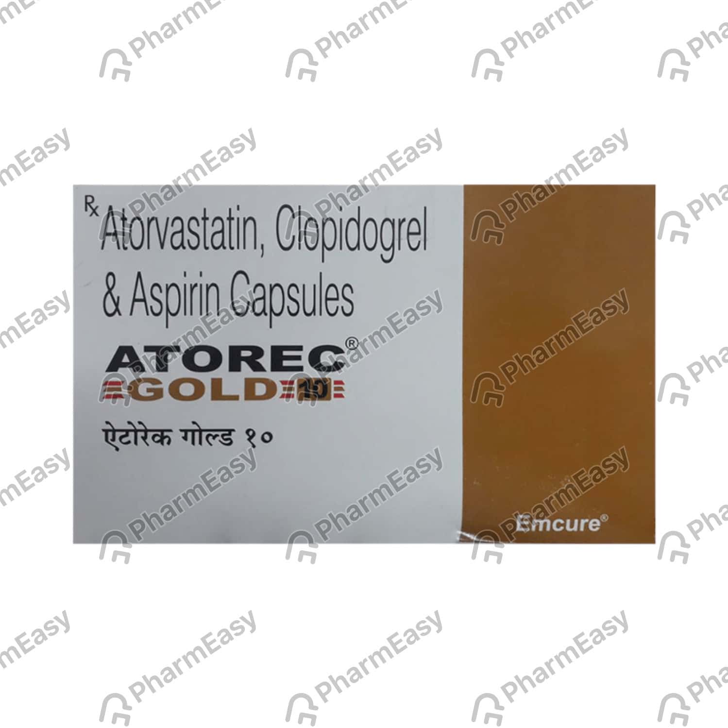 Atorec Gold 10mg Strip Of 10 Capsules: Uses, Side Effects, Price ...