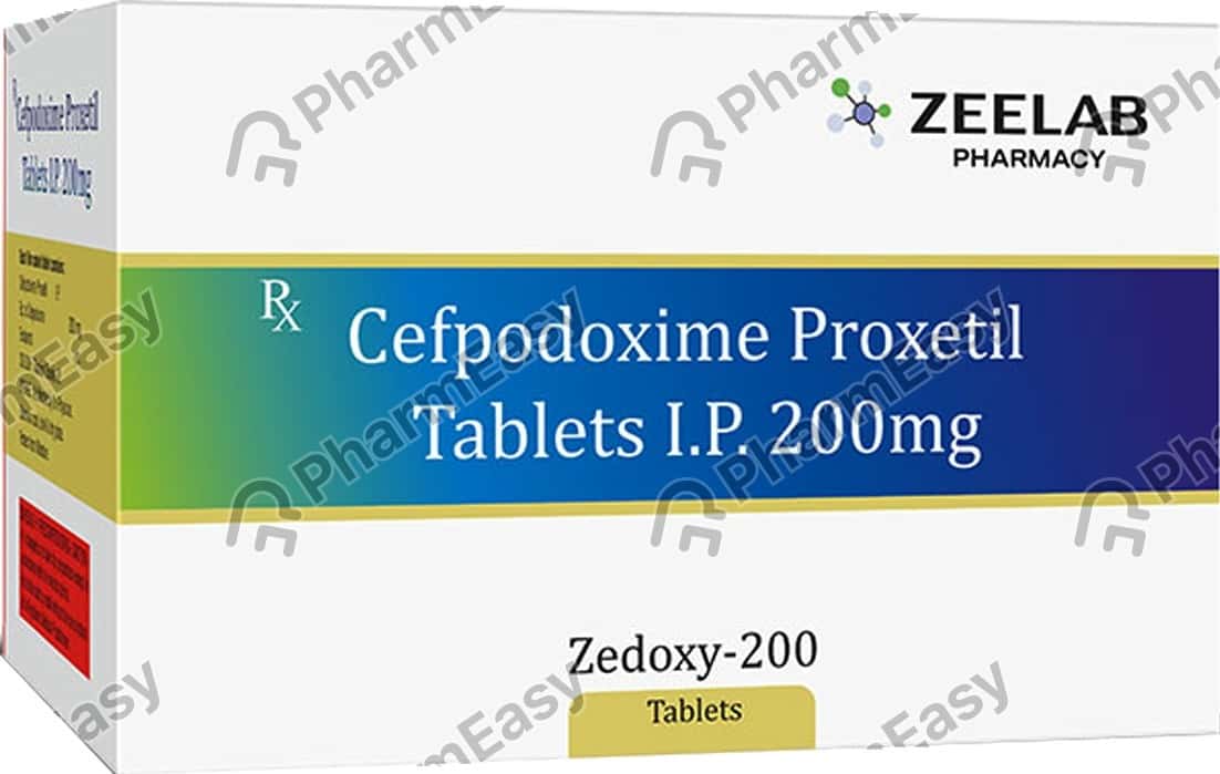 Zedoxy 200 MG Tablet (10): Uses, Side Effects, Price & Dosage | PharmEasy
