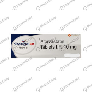 Statiga 10 MG Tablet (10): Uses, Side Effects, Price & Dosage | PharmEasy