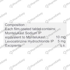 L Hist Mont Strip Of 15 Tablets: Uses, Side Effects, Price & Dosage ...