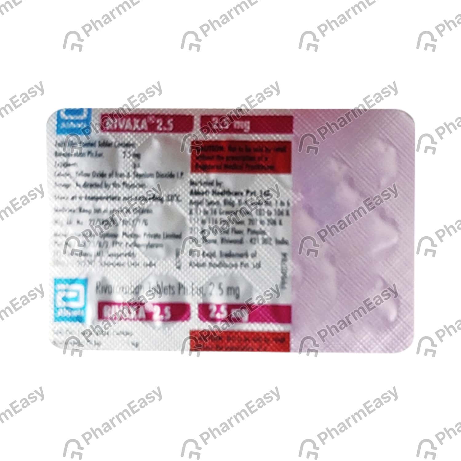 Buy Rivaxa 2.5 MG Tablet (15) Online at Flat 15% OFF | PharmEasy