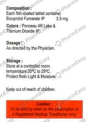 Besicor 2.5 MG Tablet (15): Uses, Side Effects, Price & Dosage | PharmEasy