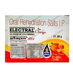 Buy Electral Orange Flavour Sachet Of 21.80gm Powder Online at Flat 18% ...