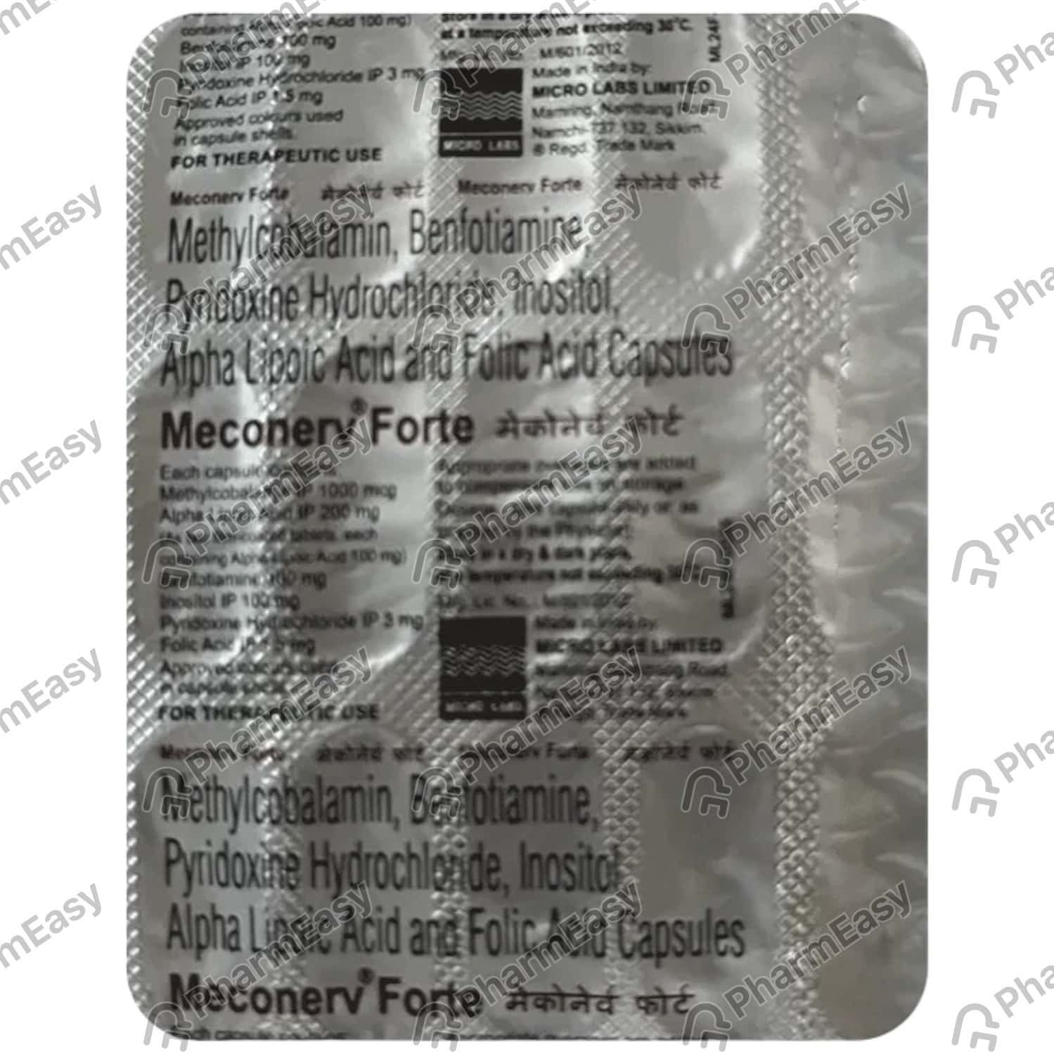 Buy Meconerv Forte Strip Of 15 Capsules Online at Flat 15% OFF | PharmEasy