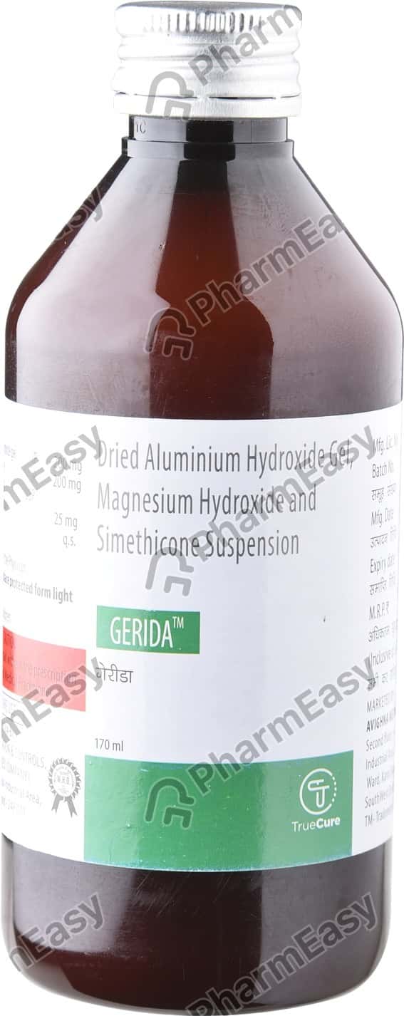 Buy GERIDA BOTTLE OF 170ML SYRUP Online & Get Upto 60% OFF at PharmEasy