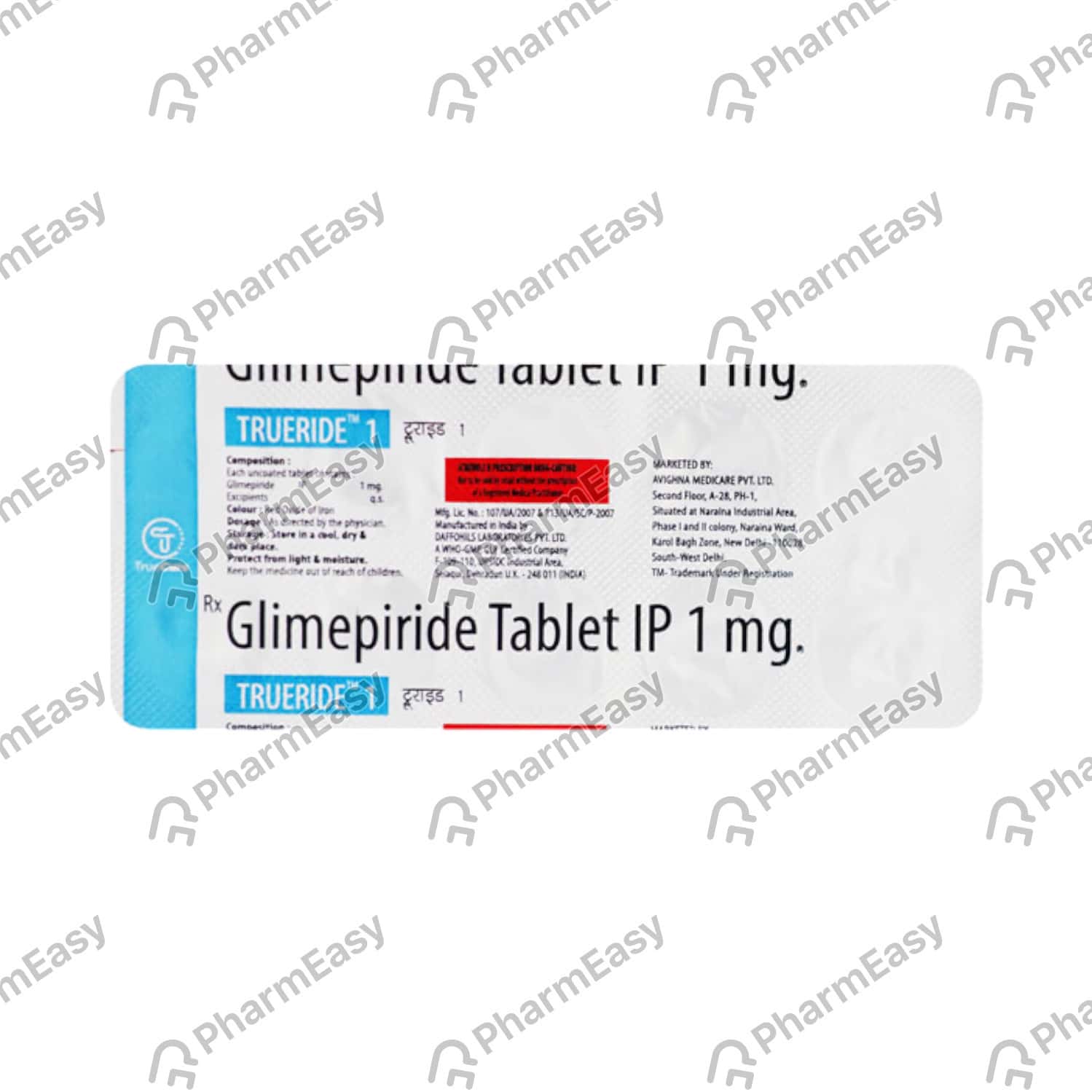 Trueride 1/500mg Sr Strip Of 15 Tablets: Uses, Side Effects, Price ...