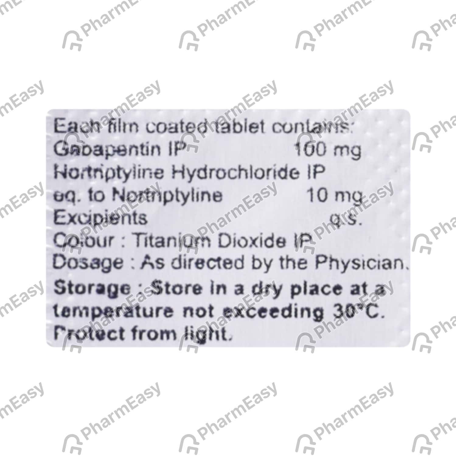Trugaba Nt 100mg Strip Of 10 Tablets: Uses, Side Effects, Price ...
