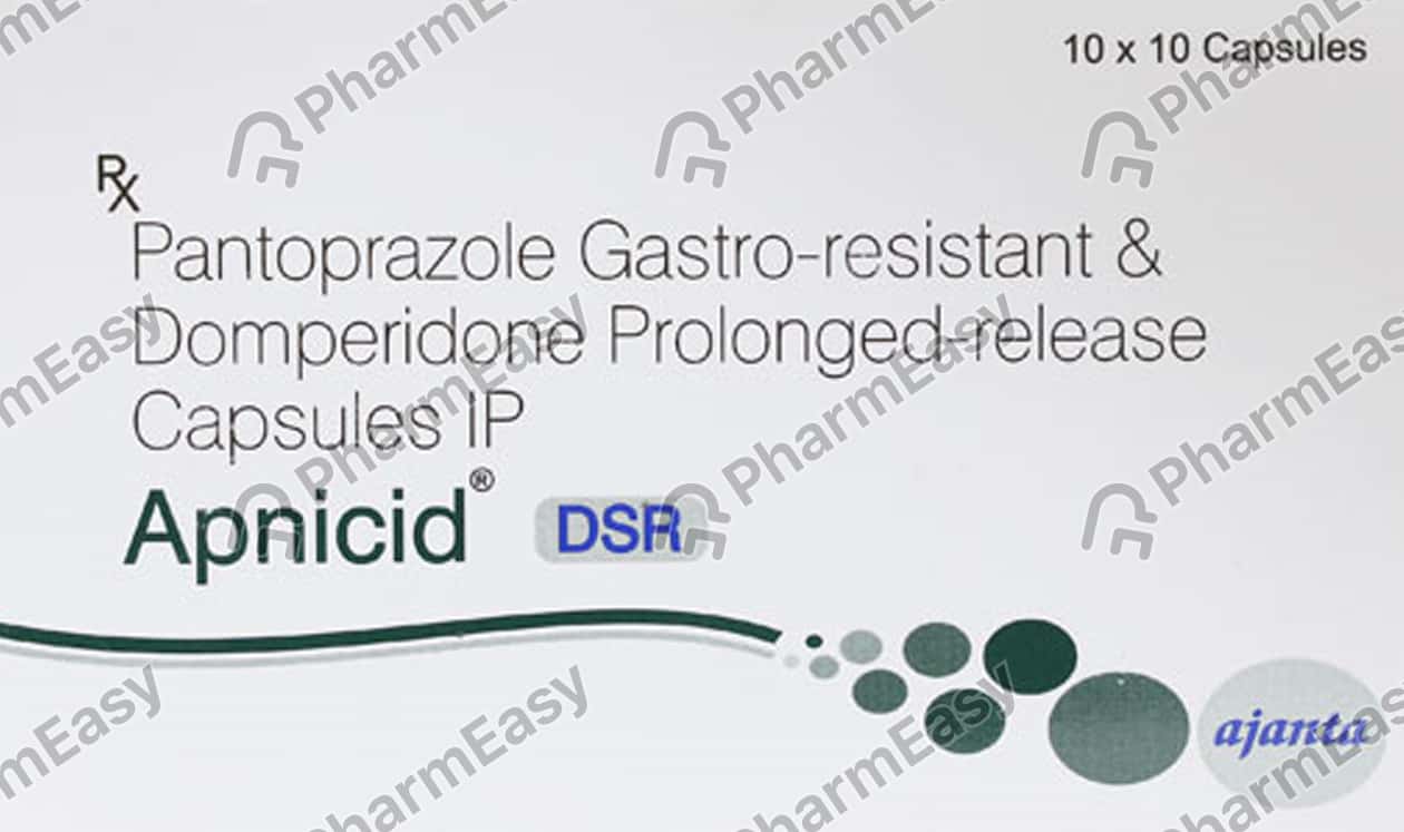 Apnicid Dsr Strip Of 10 Capsules: Uses, Side Effects, Price & Dosage ...