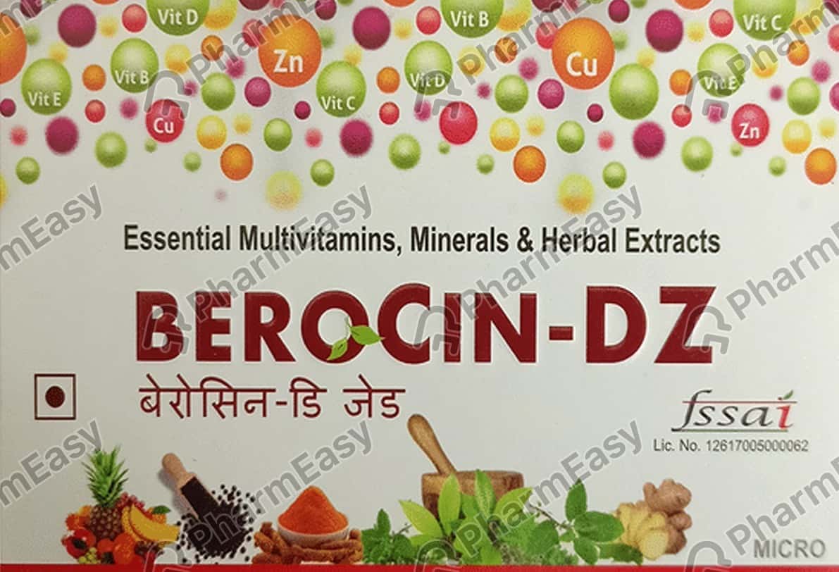 Buy Berocin Dz Strip Of 10 Tablets Online at Flat 15% OFF | PharmEasy