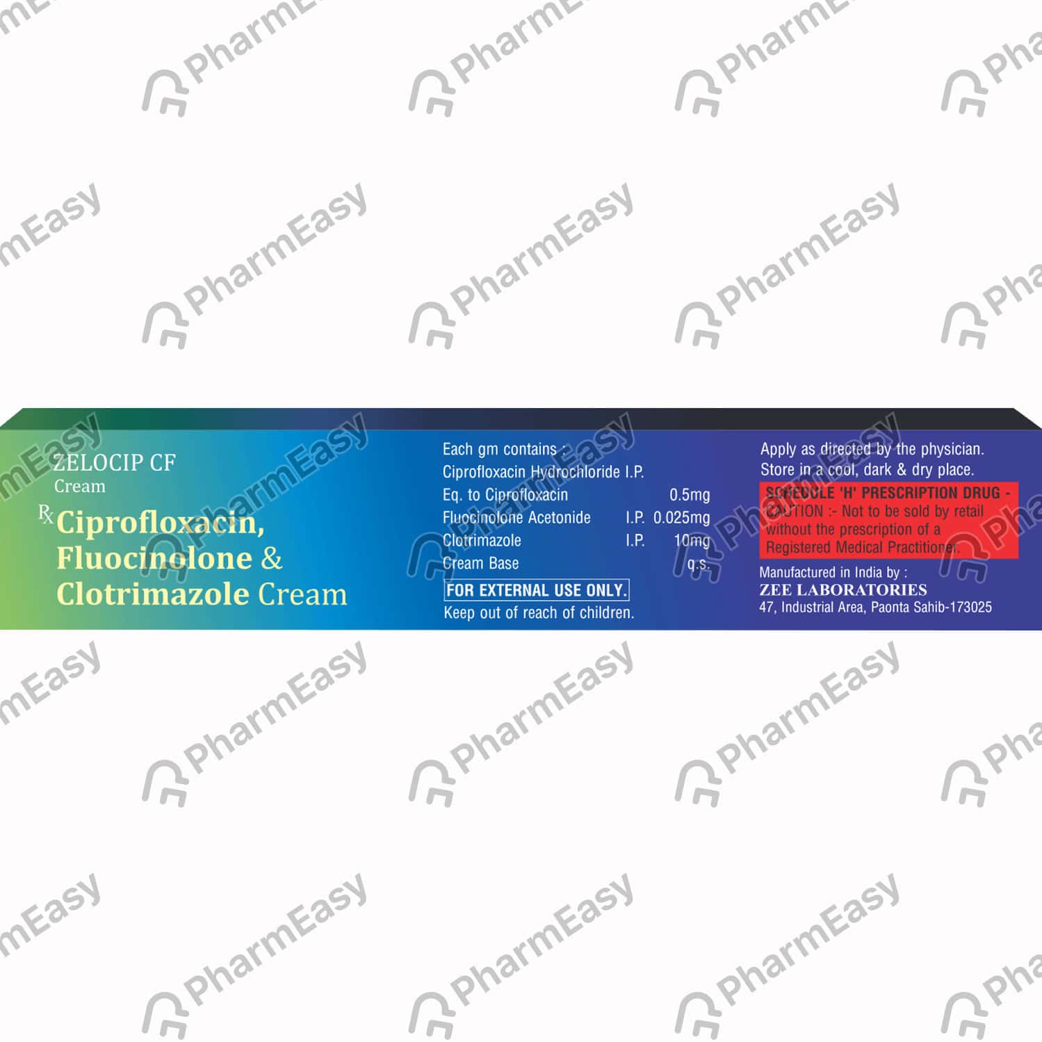 Buy Zelocip Cf Tube Of 15gm Cream Online at Flat 15% OFF | PharmEasy