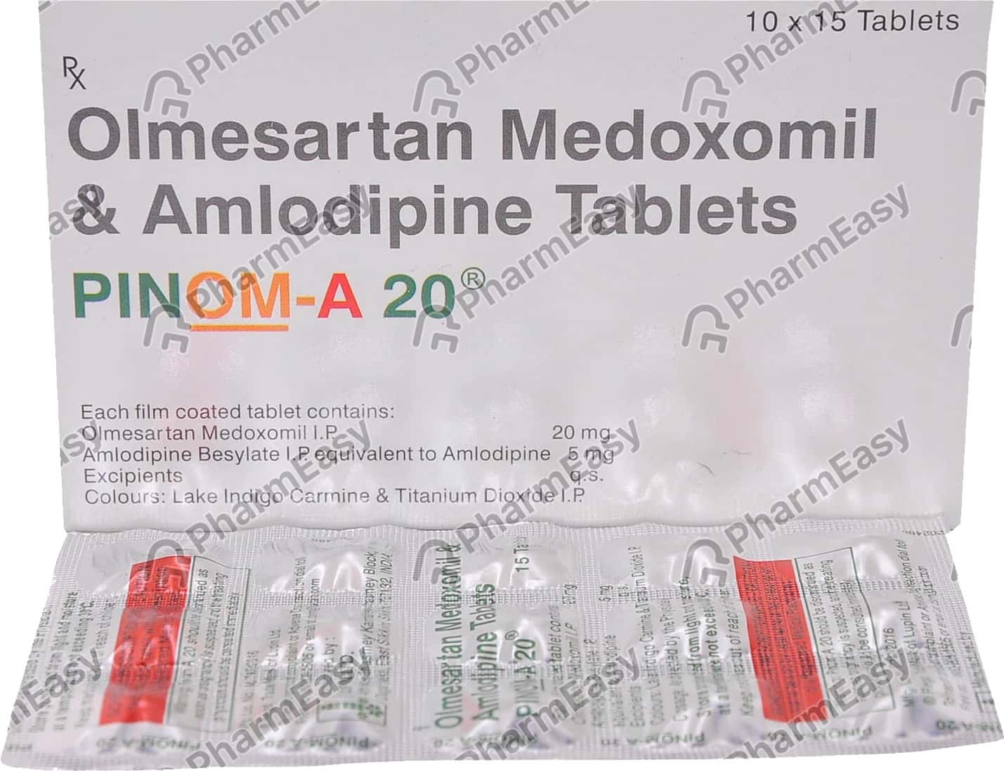 Pinom A 20mg Strip Of 15 Tablets: Uses, Side Effects, Price & Dosage ...