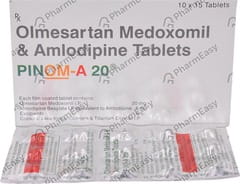 Pinom A 20mg Strip Of 15 Tablets: Uses, Side Effects, Price & Dosage ...
