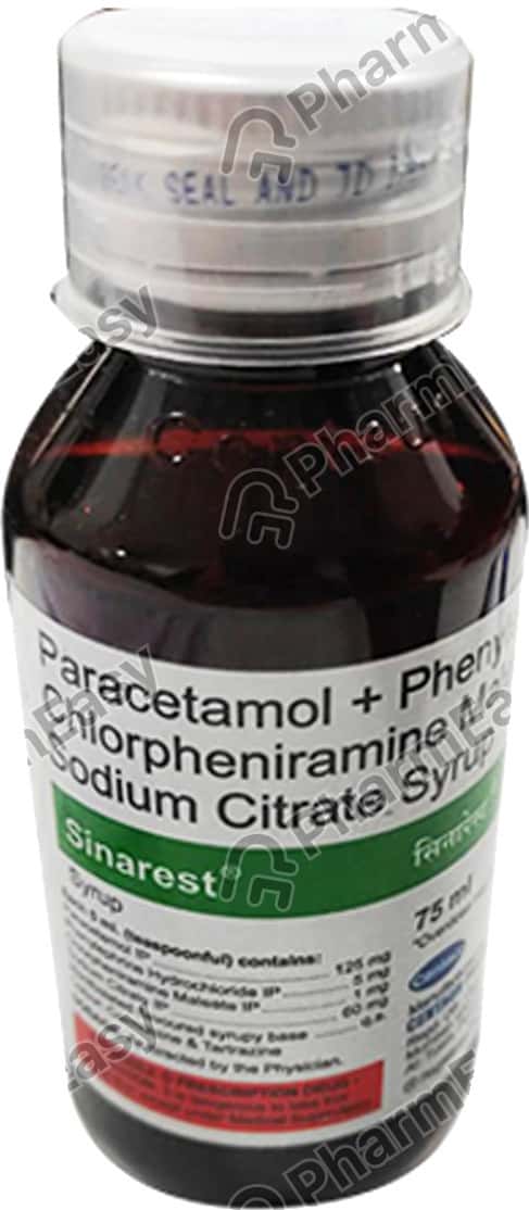 Sinarest Syrup: Uses, Side-effects, Price, Dosage & More Info - PharmEasy