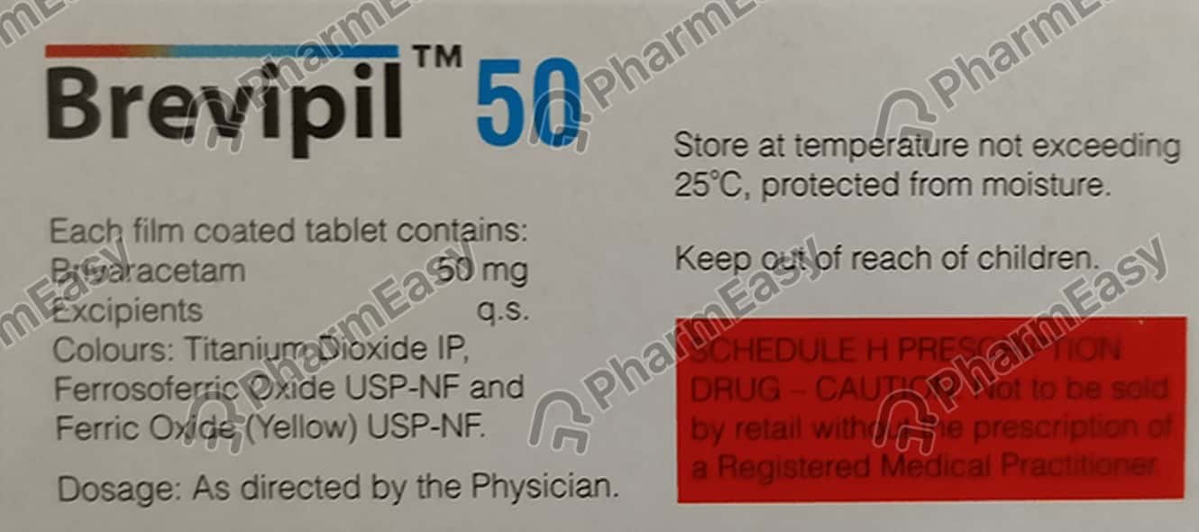 Brevipil 50 MG Tablet (10): Uses, Side Effects, Price & Dosage | PharmEasy