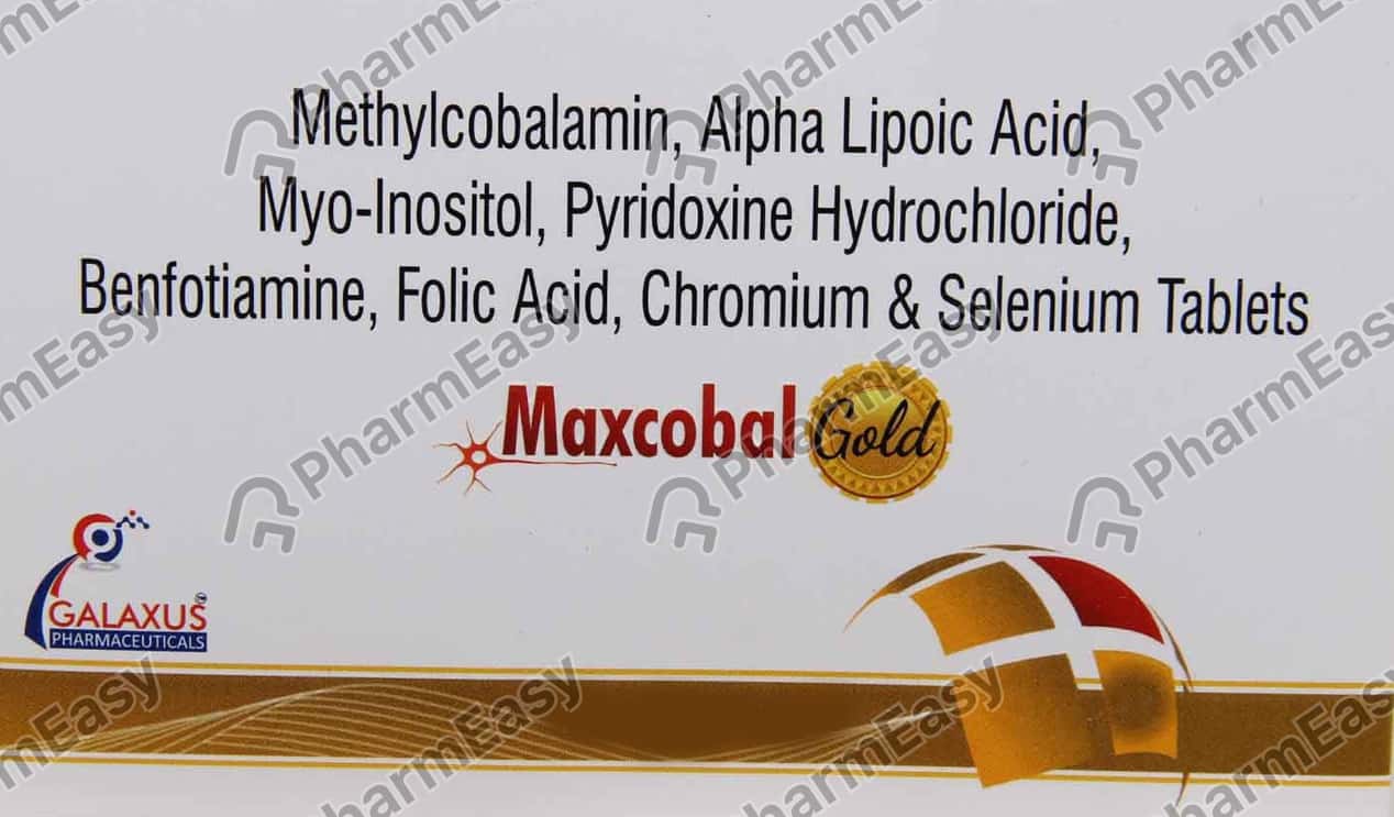 Buy Maxcobal Gold Strip Of 10 Tablets Online & Save Up to 24% at PharmEasy