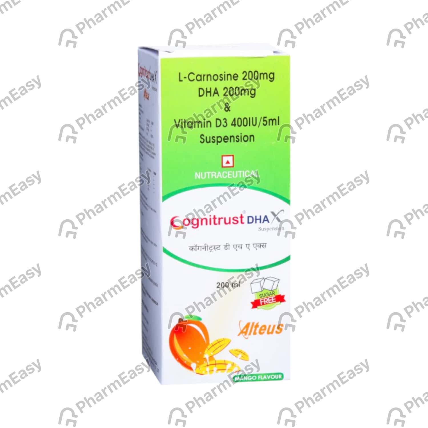 Buy Cognitrust Dha X Mango Flavour Sugar Free Bottle Of 200ml ...