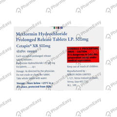 Cetapin XR 500mg Tablet: Uses, Side-effects, Price, Dosage & More Info ...