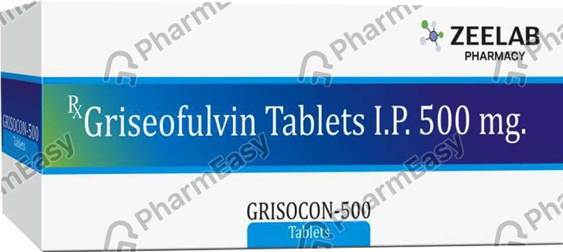 Grisocon 500 MG Tablet (10): Uses, Side Effects, Price & Dosage | PharmEasy