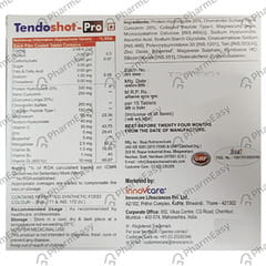 Buy Tendoshot Pro Strip Of 15 Tablets Online at Flat 15% OFF | PharmEasy