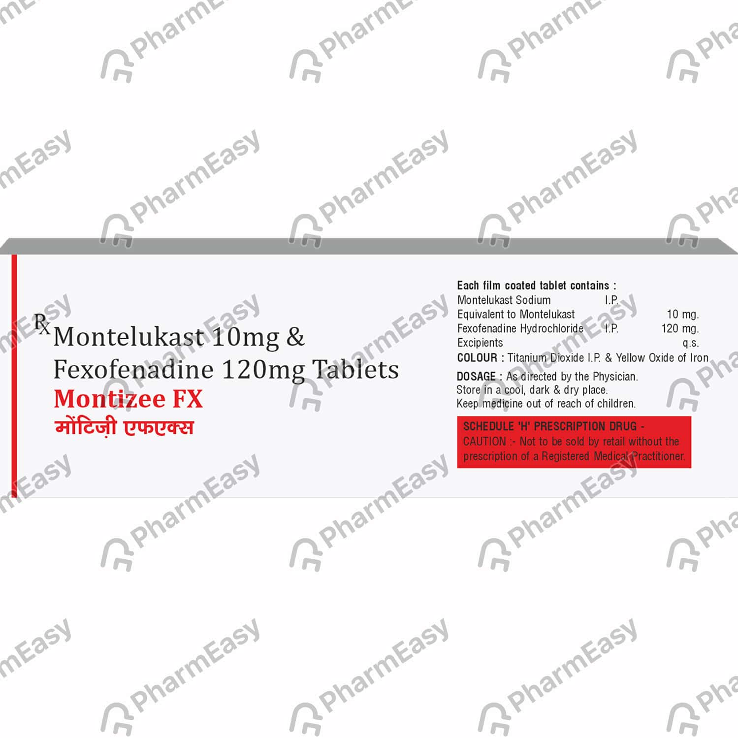 Buy Montizee Fx Strip Of 10 Tablets Online at Flat 15% OFF | PharmEasy