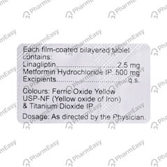 Linapil M 2.5/500mg Strip Of 10 Tablets: Uses, Side Effects, Price ...