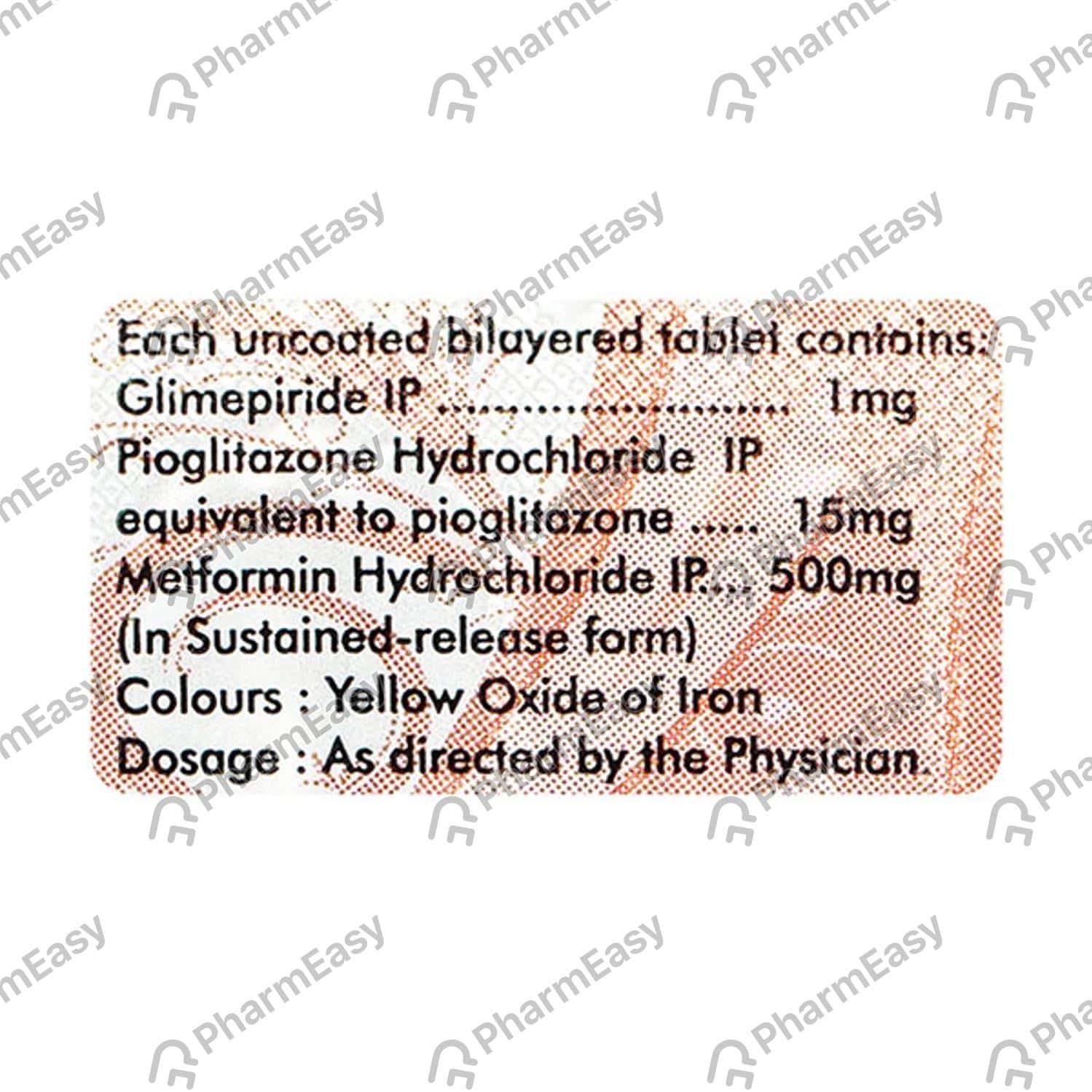 Tripride 1mg Strip Of 15 Tablets: Uses, Side Effects, Price & Dosage ...