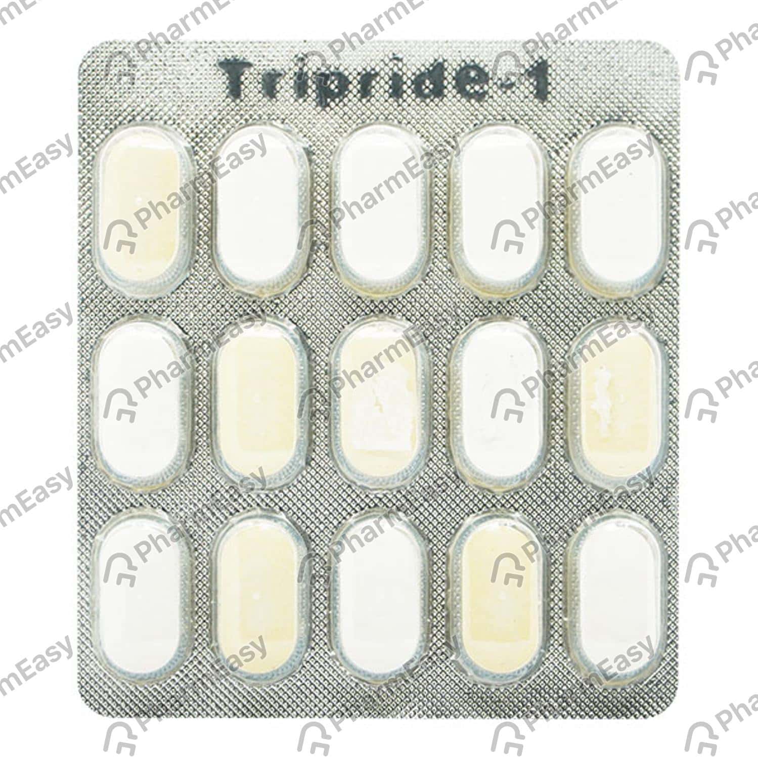 Tripride 1mg Strip Of 15 Tablets: Uses, Side Effects, Price & Dosage ...