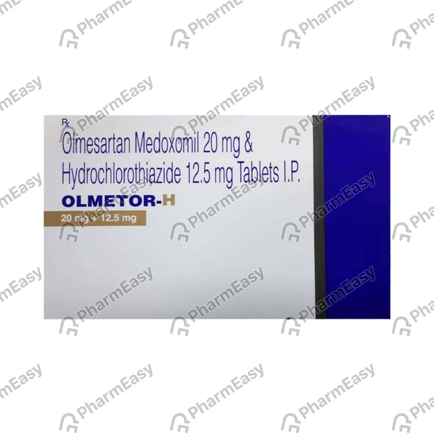 Olmetor H 20/12.5mg Strip Of 15 Tablets: Uses, Side Effects, Price ...