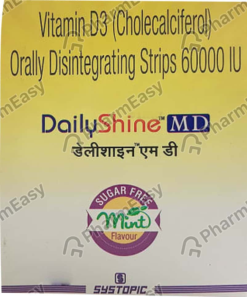 Dailyshine Md 60000 IU Tablet (1): Uses, Side Effects, Price & Dosage ...
