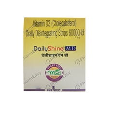 Dailyshine Md 60000 IU Orally Disintegrating Strip (1) - Uses, Side ...