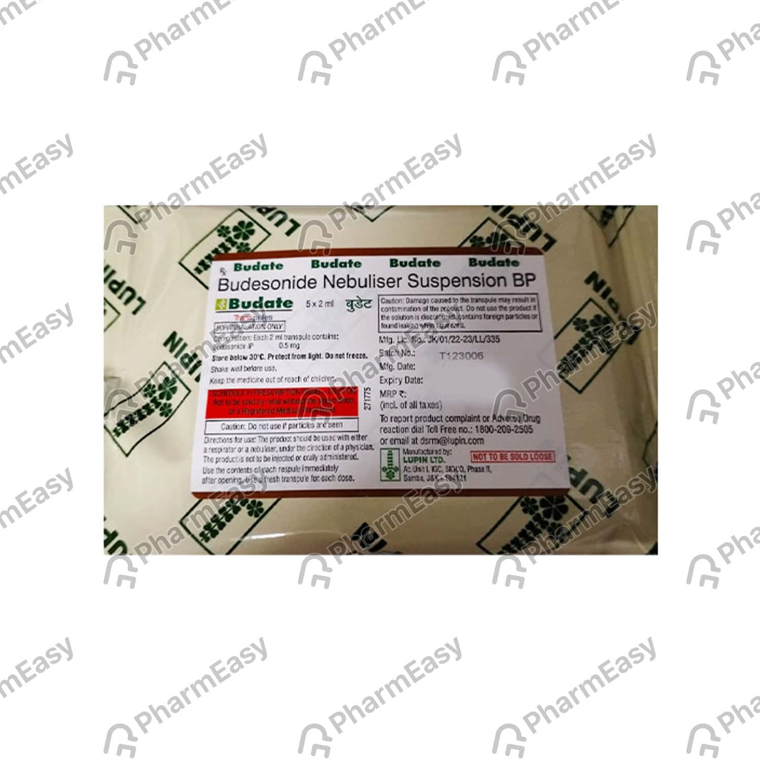 Budate 0.5 MG Transpule (2.5): Uses, Side Effects, Price & Dosage ...