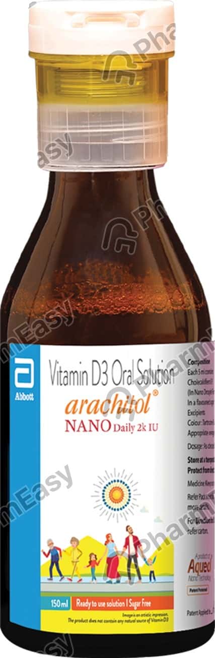 Buy ARACHITOL NANO DAILY 2K IU SUGAR FREE BOTTLE OF 150ML SOLUTION ...