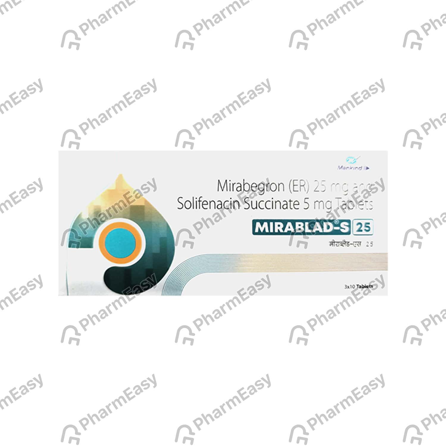 Mirablad S 25mg Strip Of 10 Tablets: Uses, Side Effects, Price & Dosage ...
