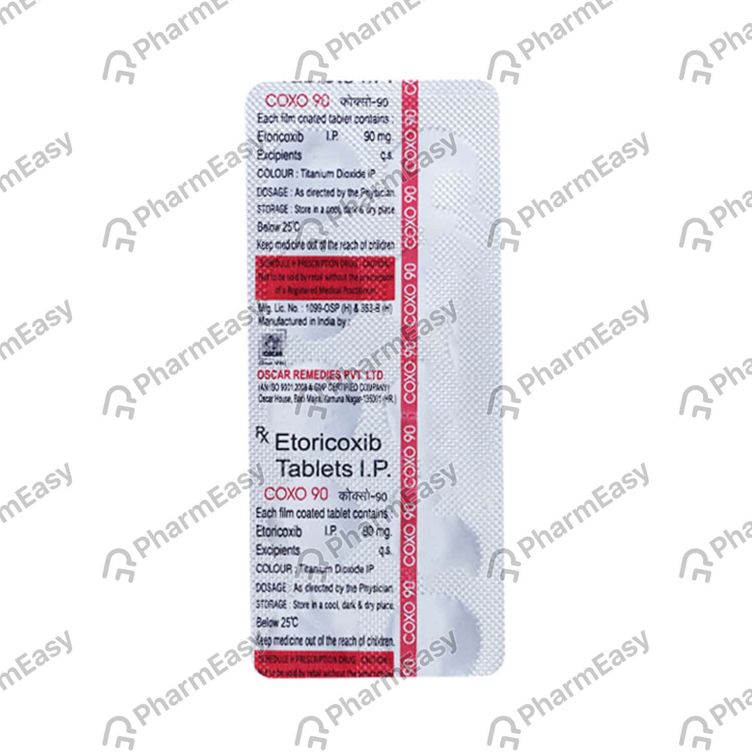 Coxinova 90 MG Tablet (10): Uses, Side Effects, Price & Dosage | PharmEasy